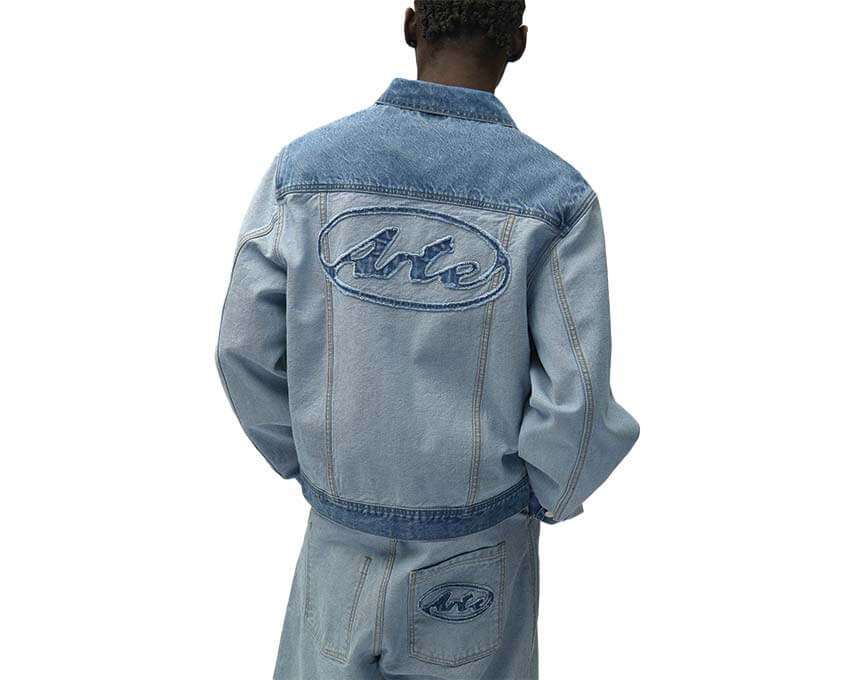 Arte Denim Inside/Out Jacket "Denim Bleach" | Nouveauté | NOIRFONCE