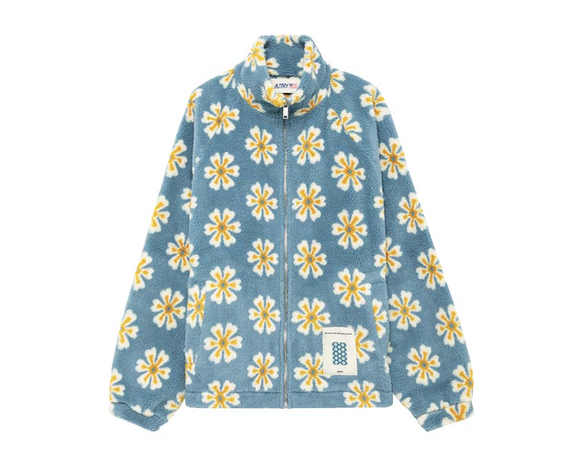 Buy Autry Jacket Main Teddy AOP Flowers JAPX20Y7 - NOIRFONCE