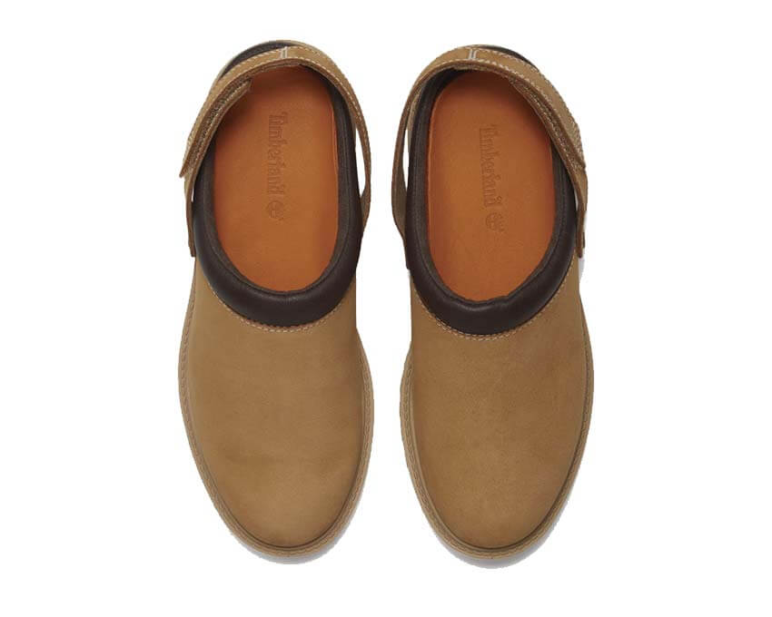Timberland Premium Clog Shoe Wheat Nubuck | Nouveauté | NOIRFONCE